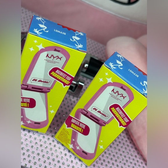 NYX | Accessories | Barbie Flip Phone Mirror | Poshmark